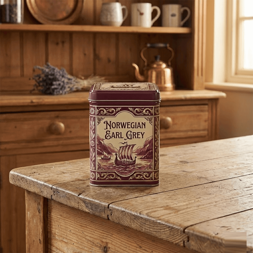 Tea Boxes - Green Prints